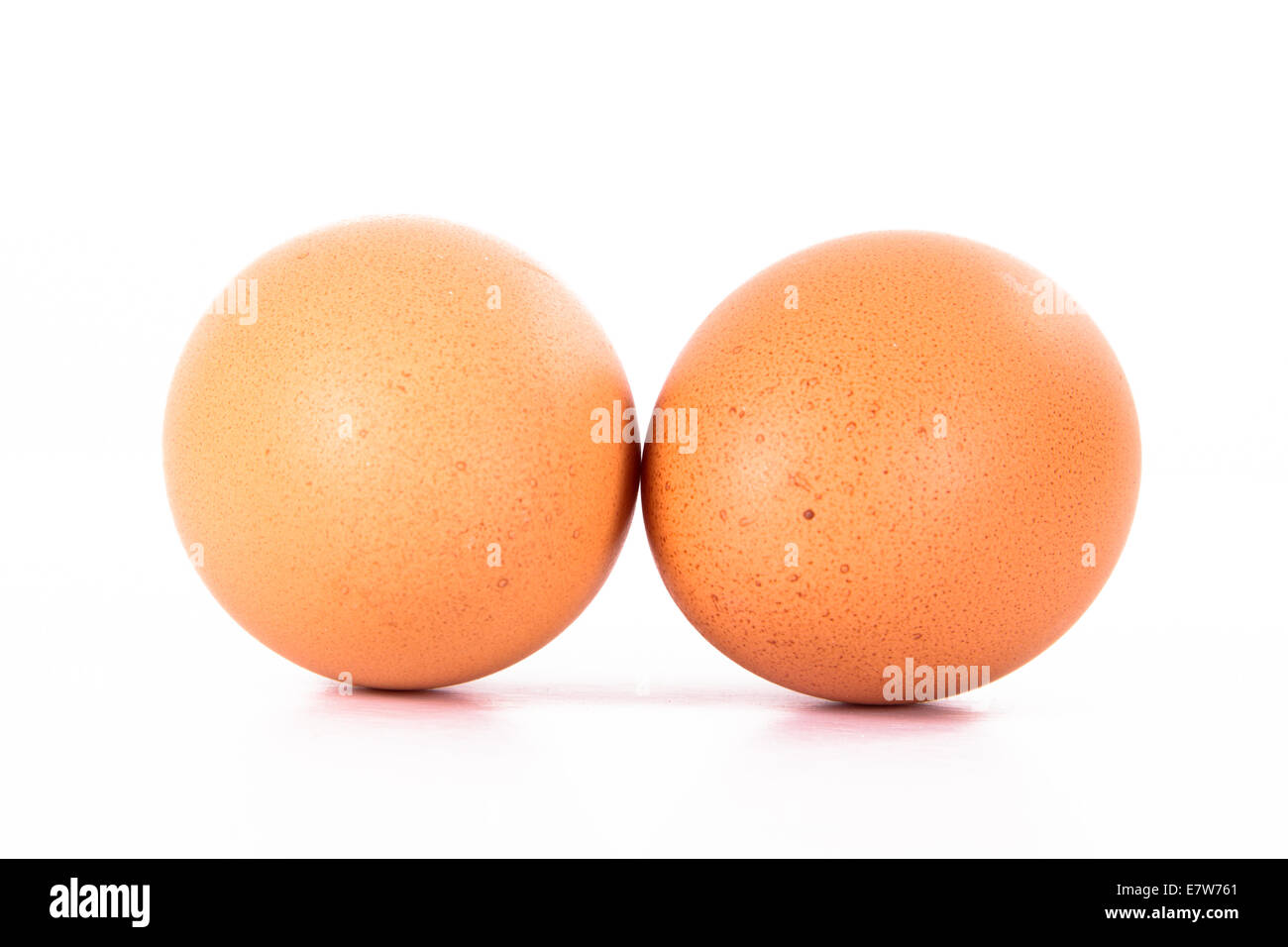 Eggs, isolated on white background Stock Photo - Alamy