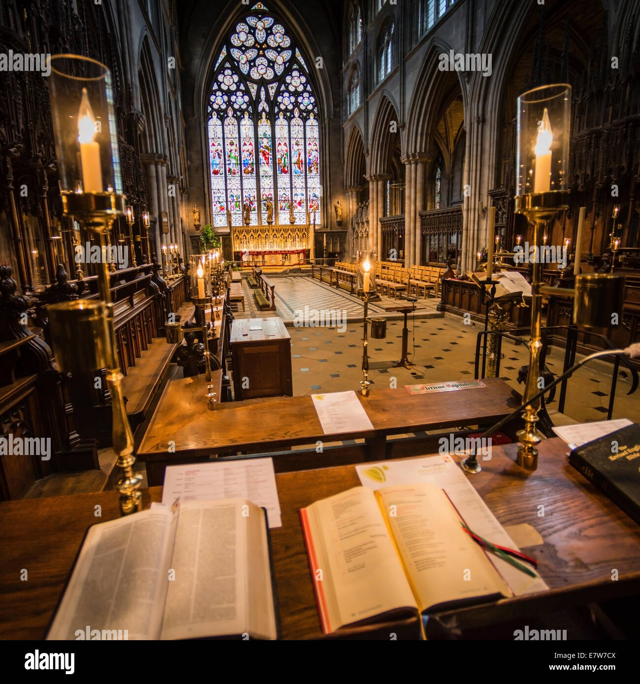 Interior of ripon cathedral hi-res stock photography and images - Alamy