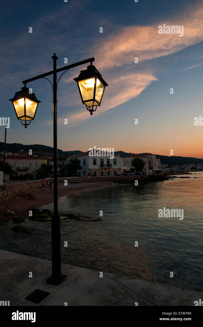 Spetses old port hi-res stock photography and images - Alamy
