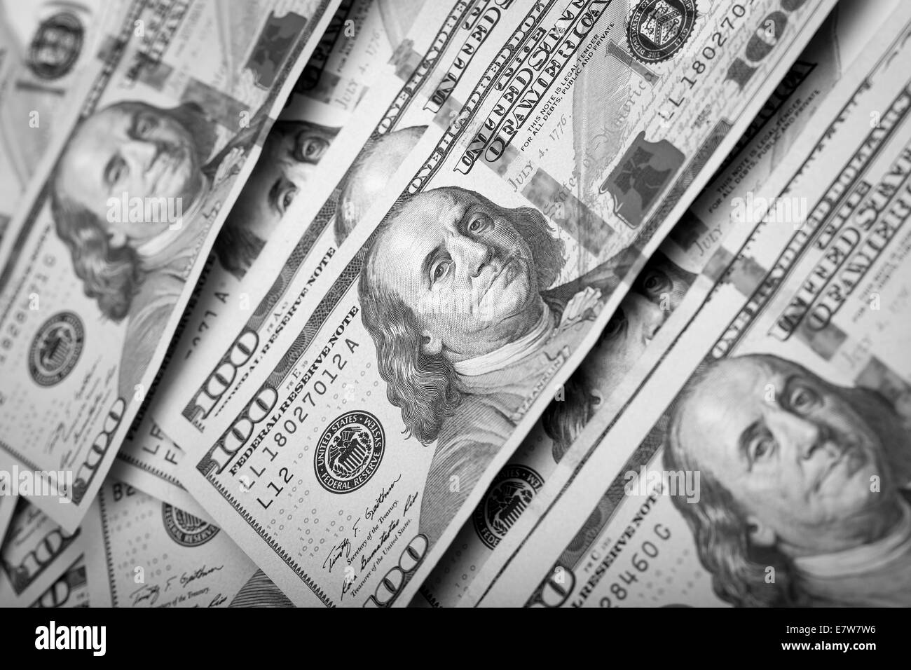Dollar Photography: US One Hundred Dollar Bill Macro Stock Photo - Alamy