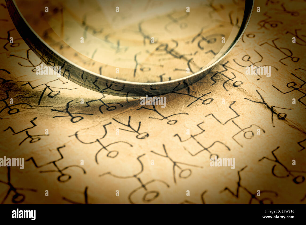 secret code dancing men Stock Photo - Alamy