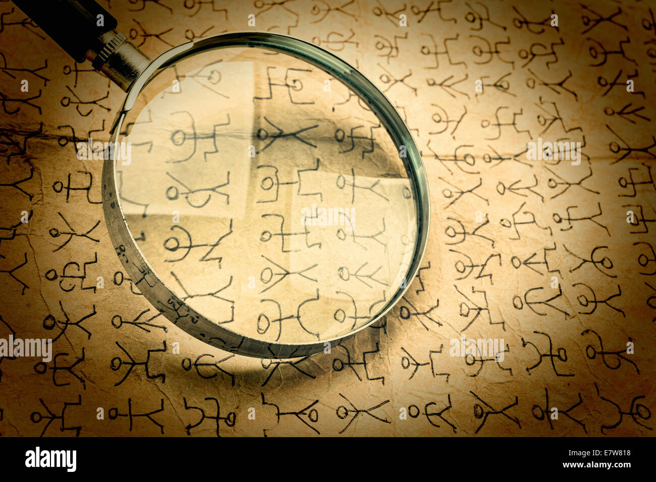 secret code dancing men Stock Photo - Alamy