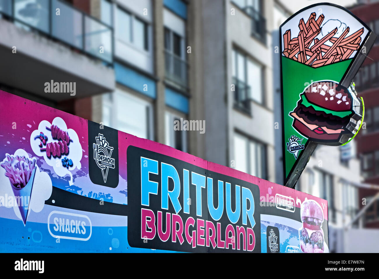 French fries stand hi-res stock photography and images - Alamy