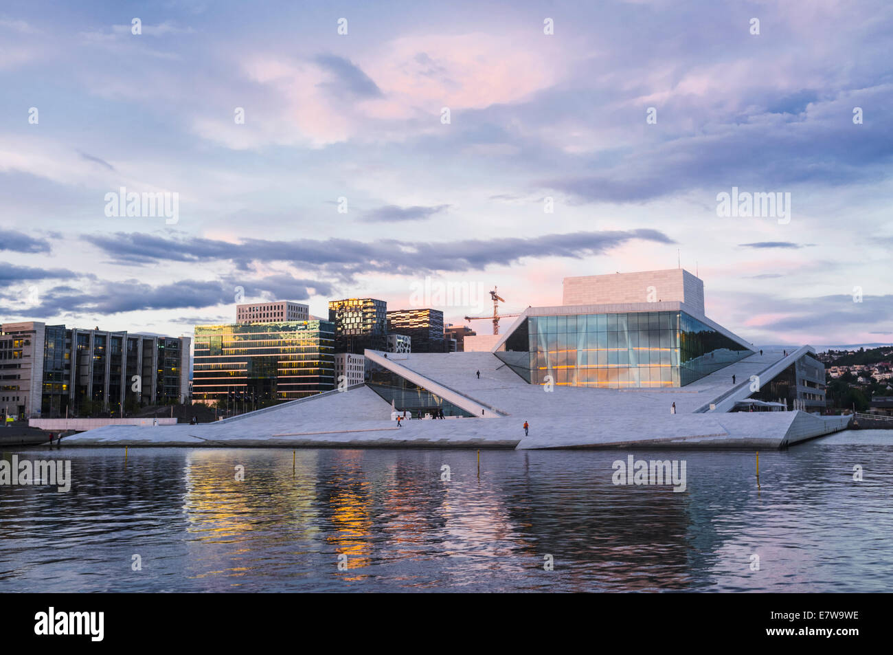 Oslo opera house night hi-res stock photography and images - Alamy