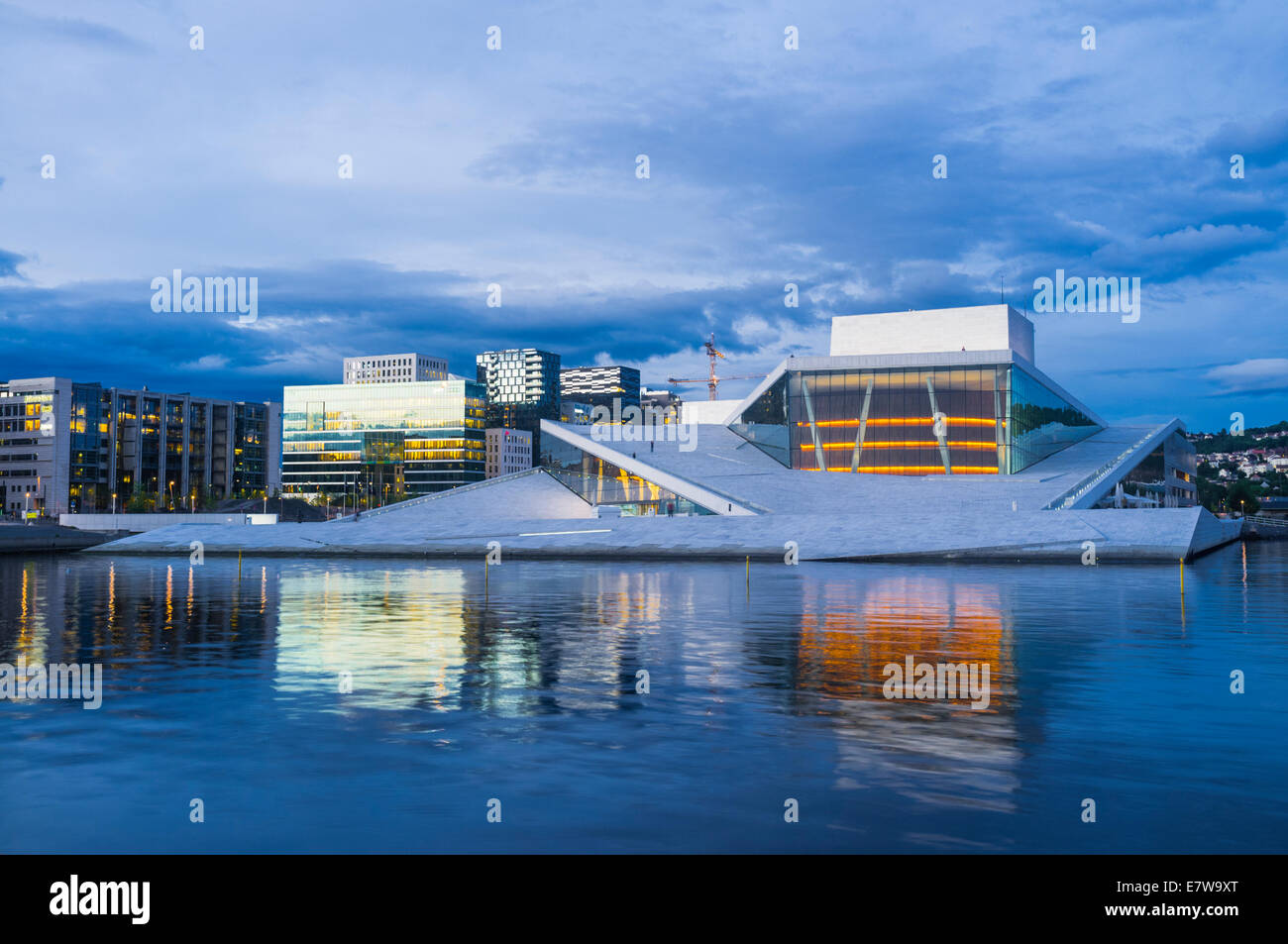 Oslo opera house night hi-res stock photography and images - Alamy
