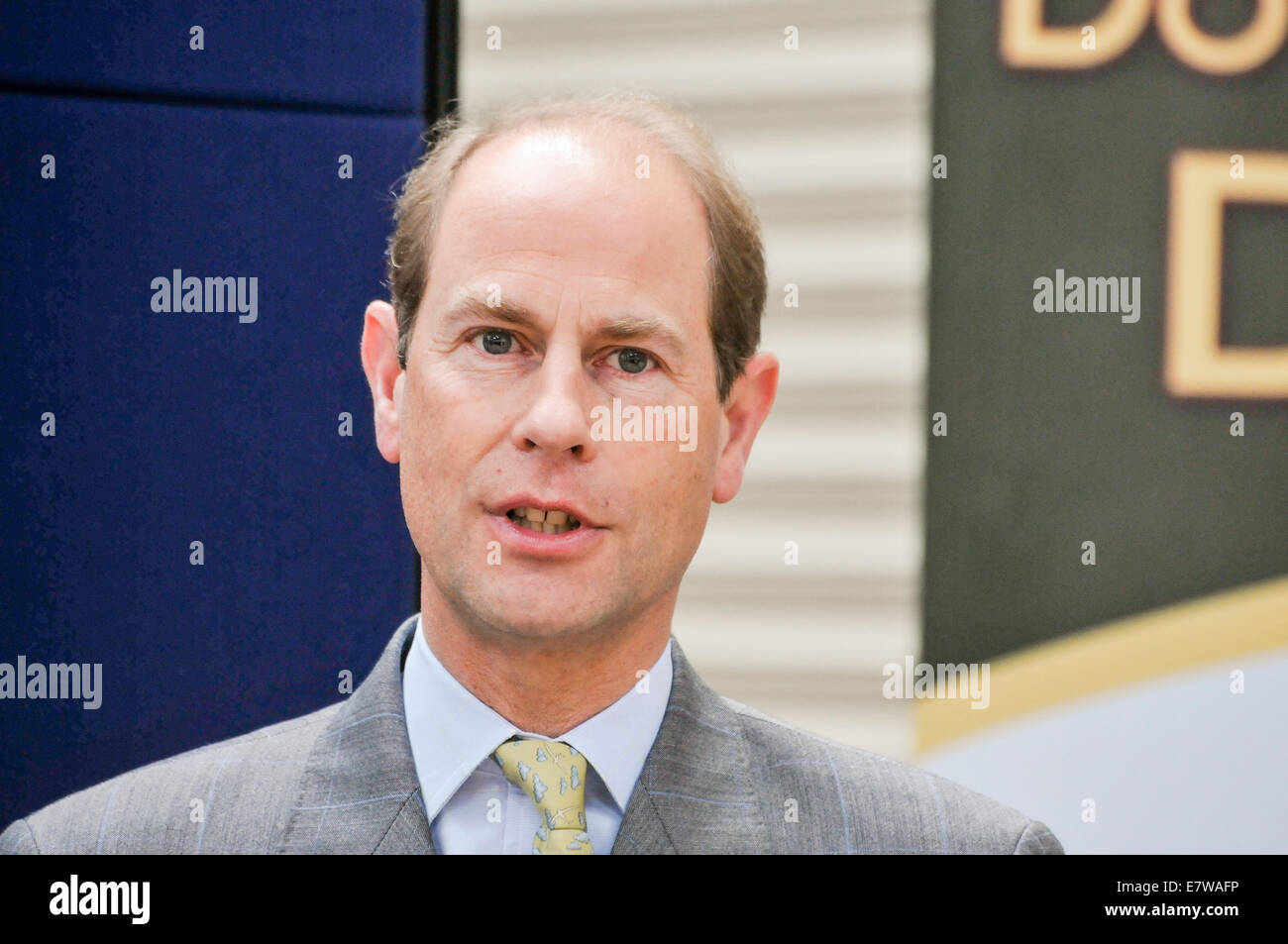 Downpatrick, Northern Ireland. 23/09/2014 - Prince Edward visits ...