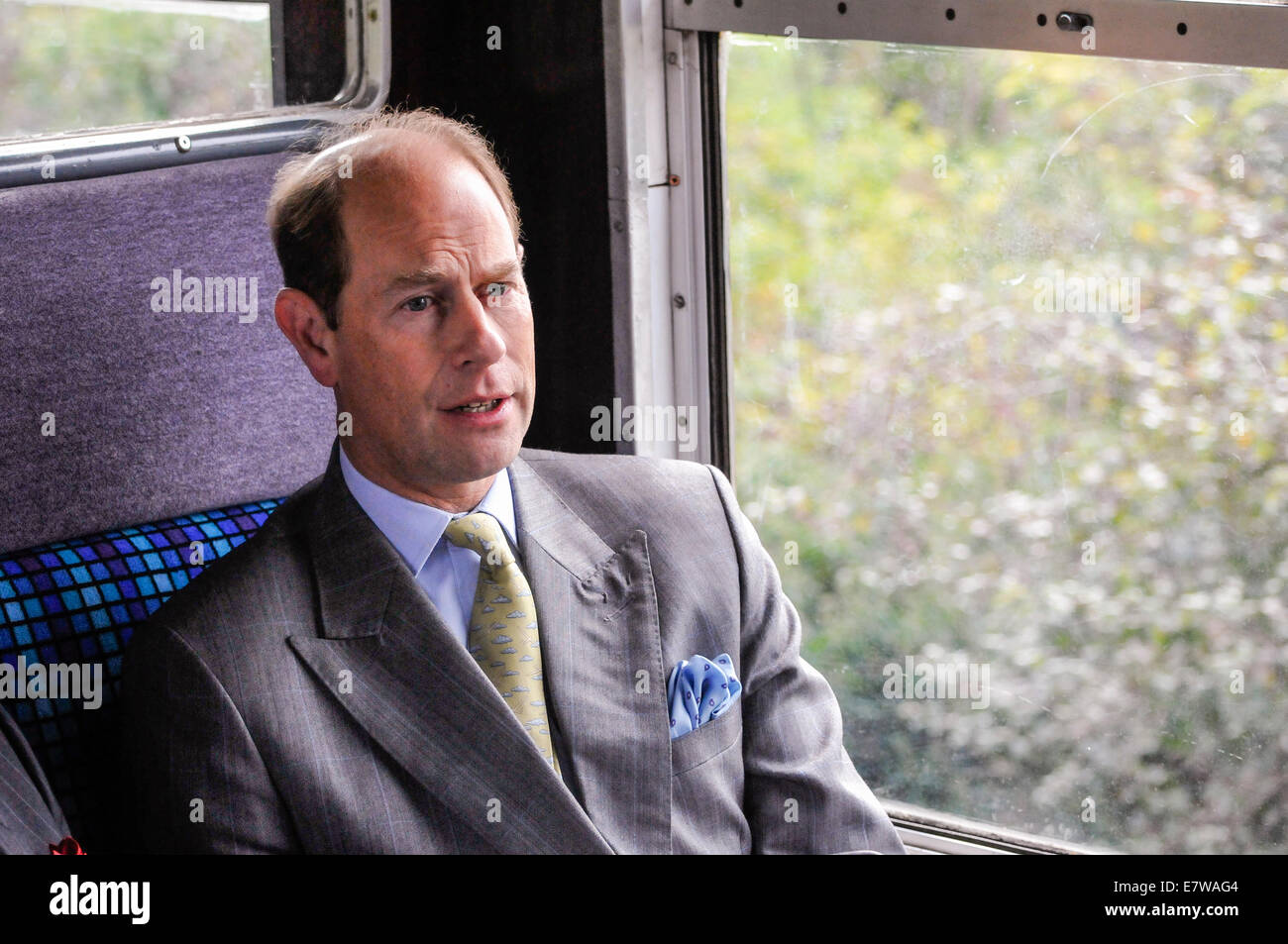 Downpatrick, Northern Ireland. 23/09/2014 - Prince Edward rides on ...