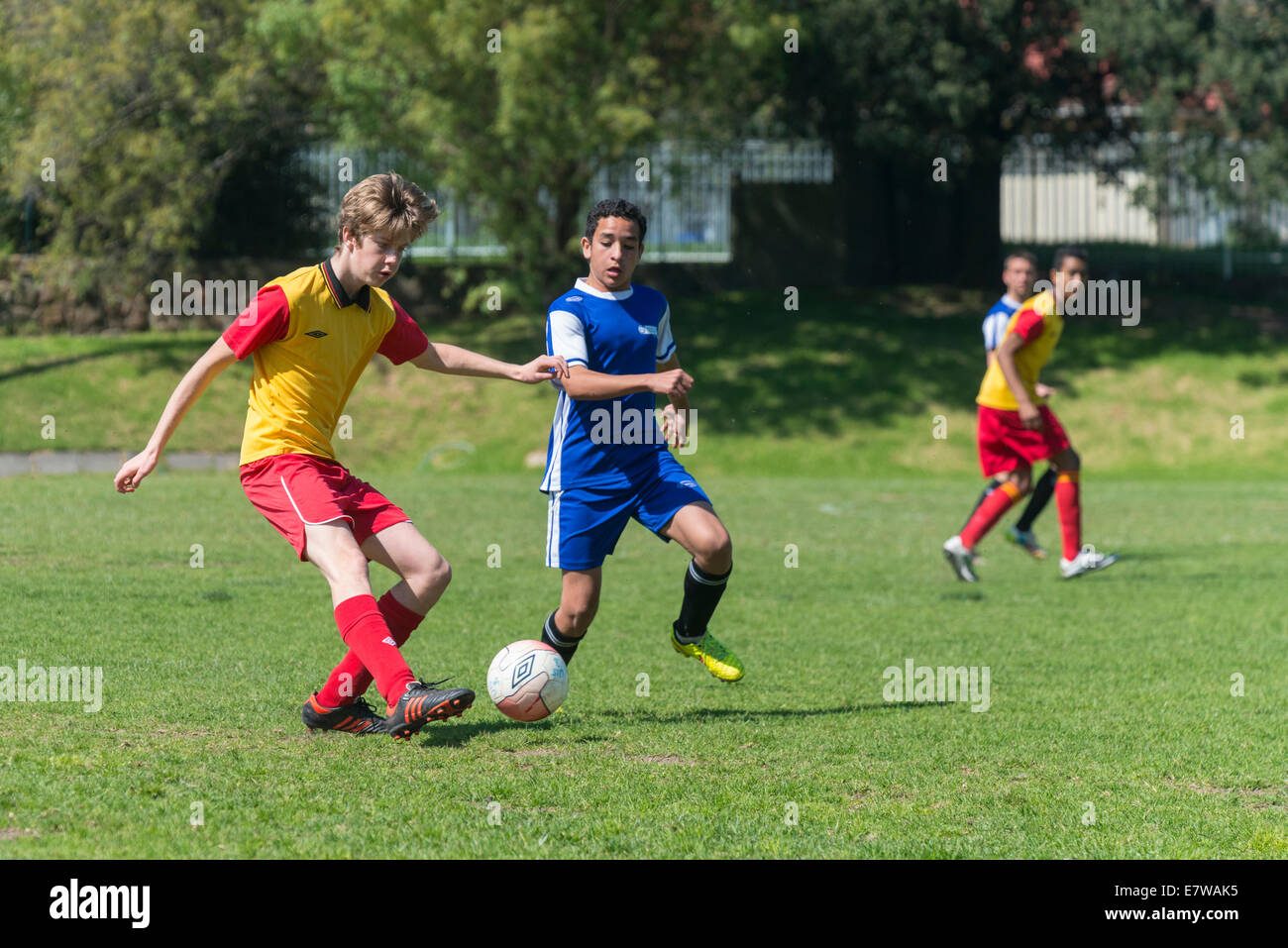 Soccer player dribbling ball hi-res stock photography and images - Alamy