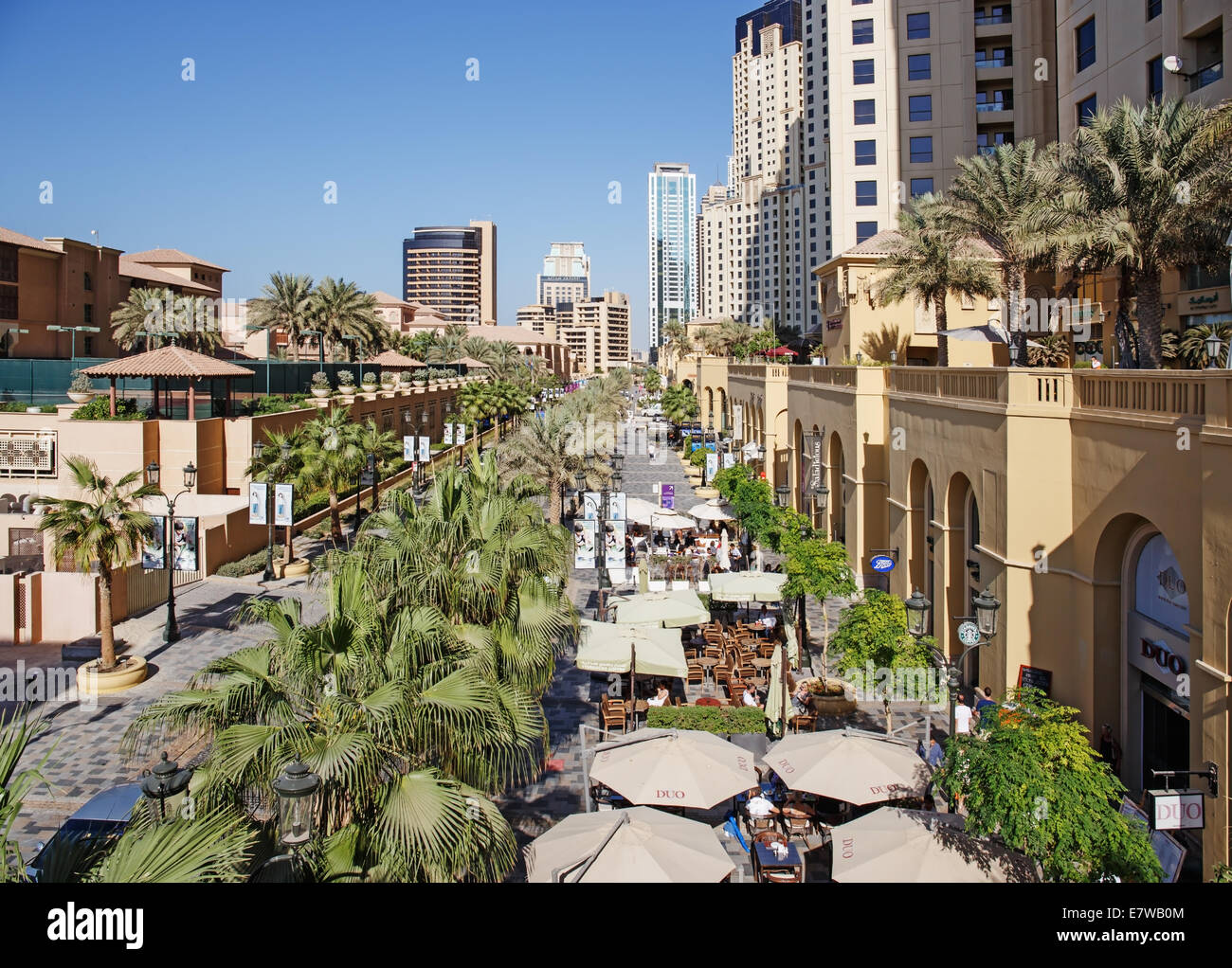 DUBAI, UAE - NOVEMBER 11: General view of the waterfront at Dubai ...
