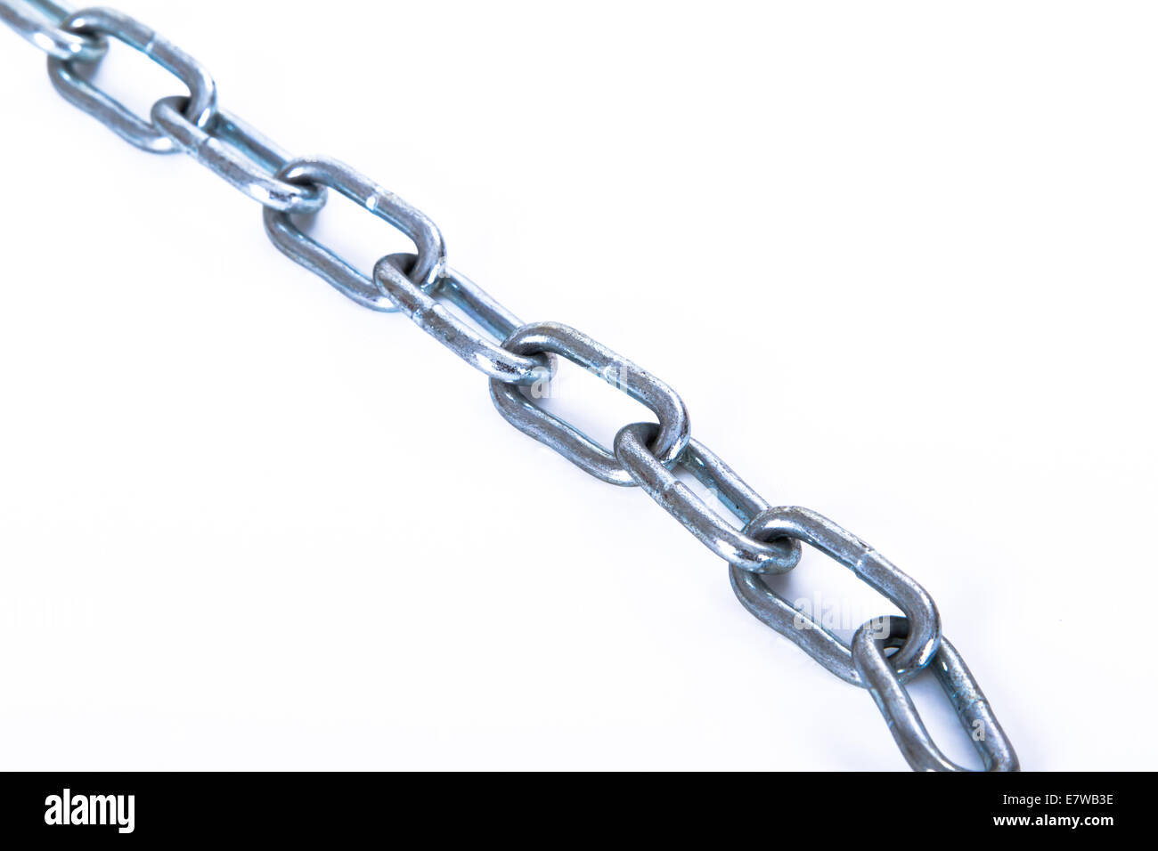 Chain, isolated on white background Stock Photo - Alamy