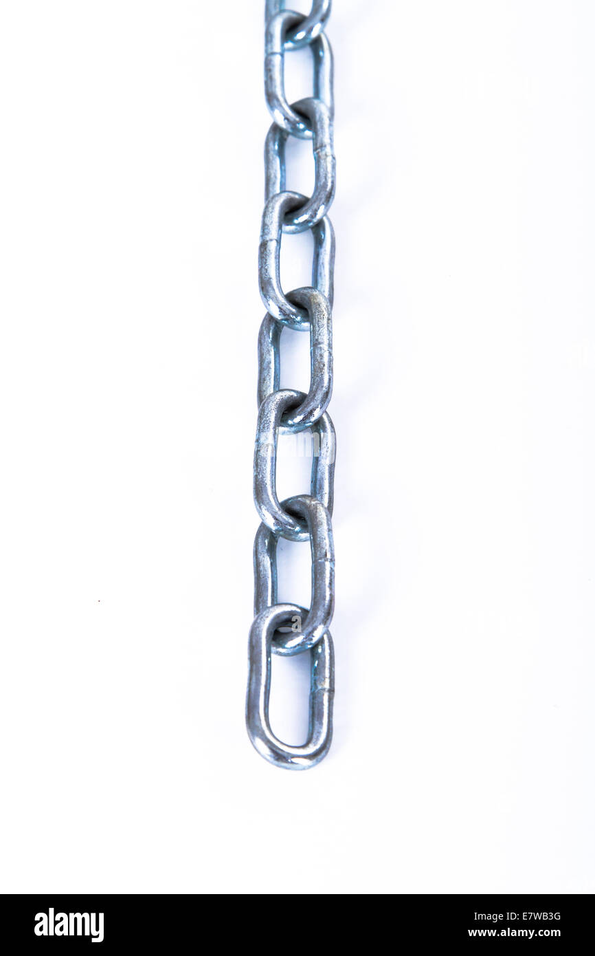 Chain, isolated on white background Stock Photo - Alamy