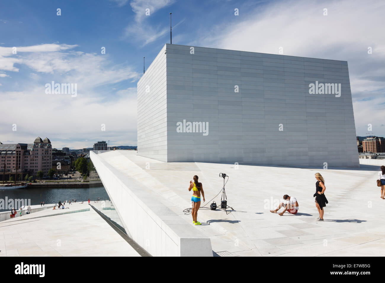 Oslo opera house summer hi-res stock photography and images - Alamy