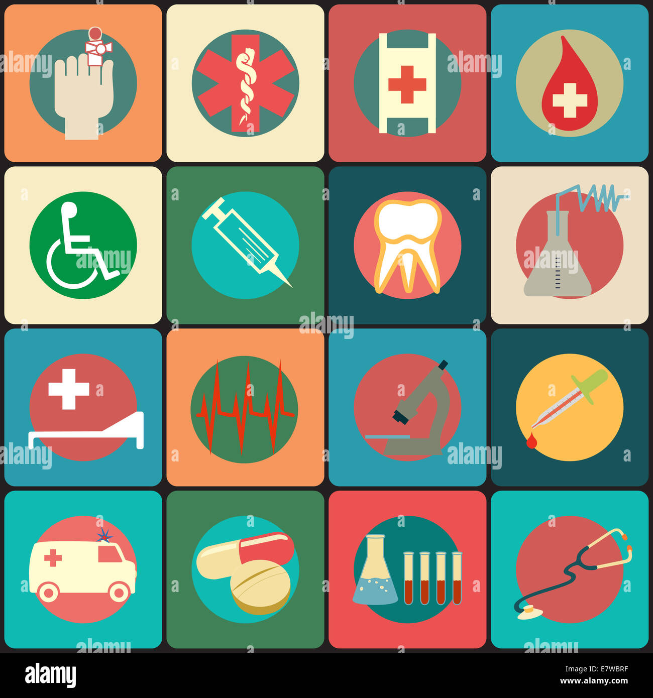 Medical icons brain High Resolution Stock Photography and Images - Alamy