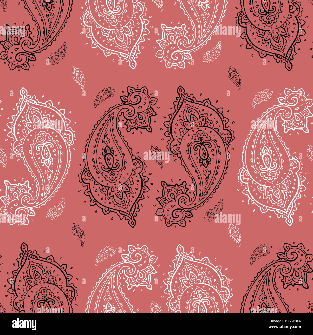 Seamless Paisley pattern Stock Photo - Alamy