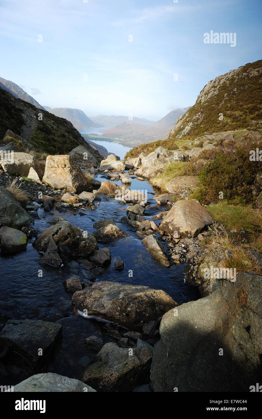 Buttermere and Black Beck Stock Photo - Alamy
