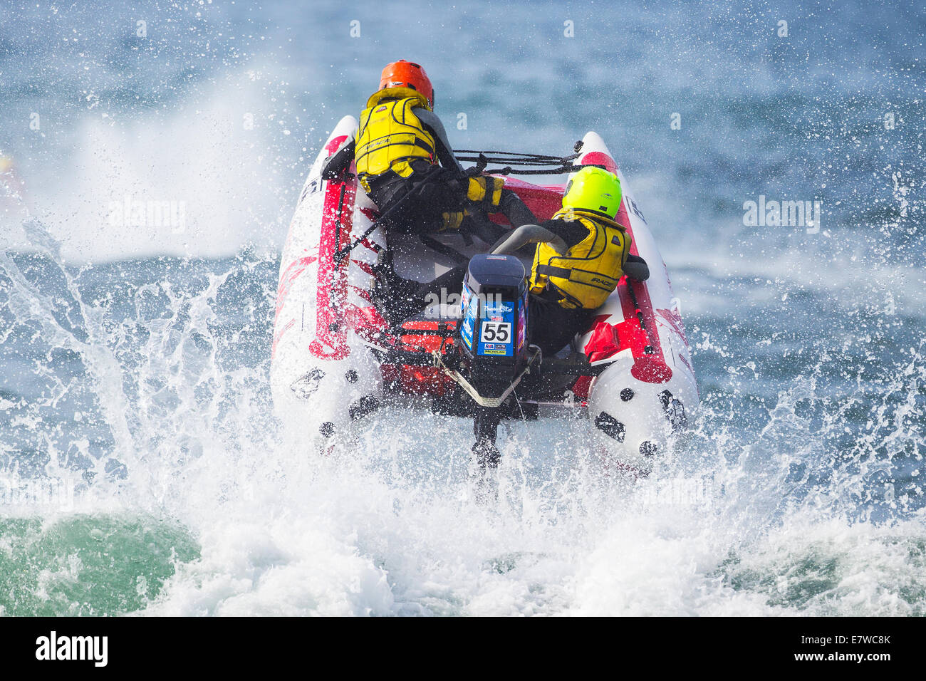 Thundercat Racing, Fistral Beach, Newquay, Cornwall UK Stock Photo - Alamy