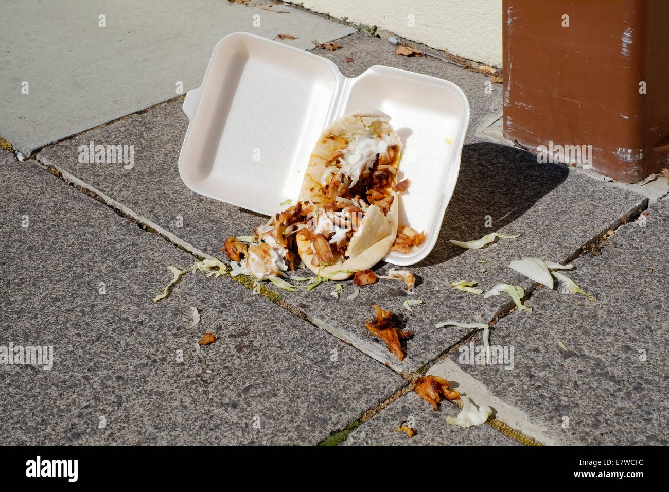 Discarded food carton hi-res stock photography and images - Alamy