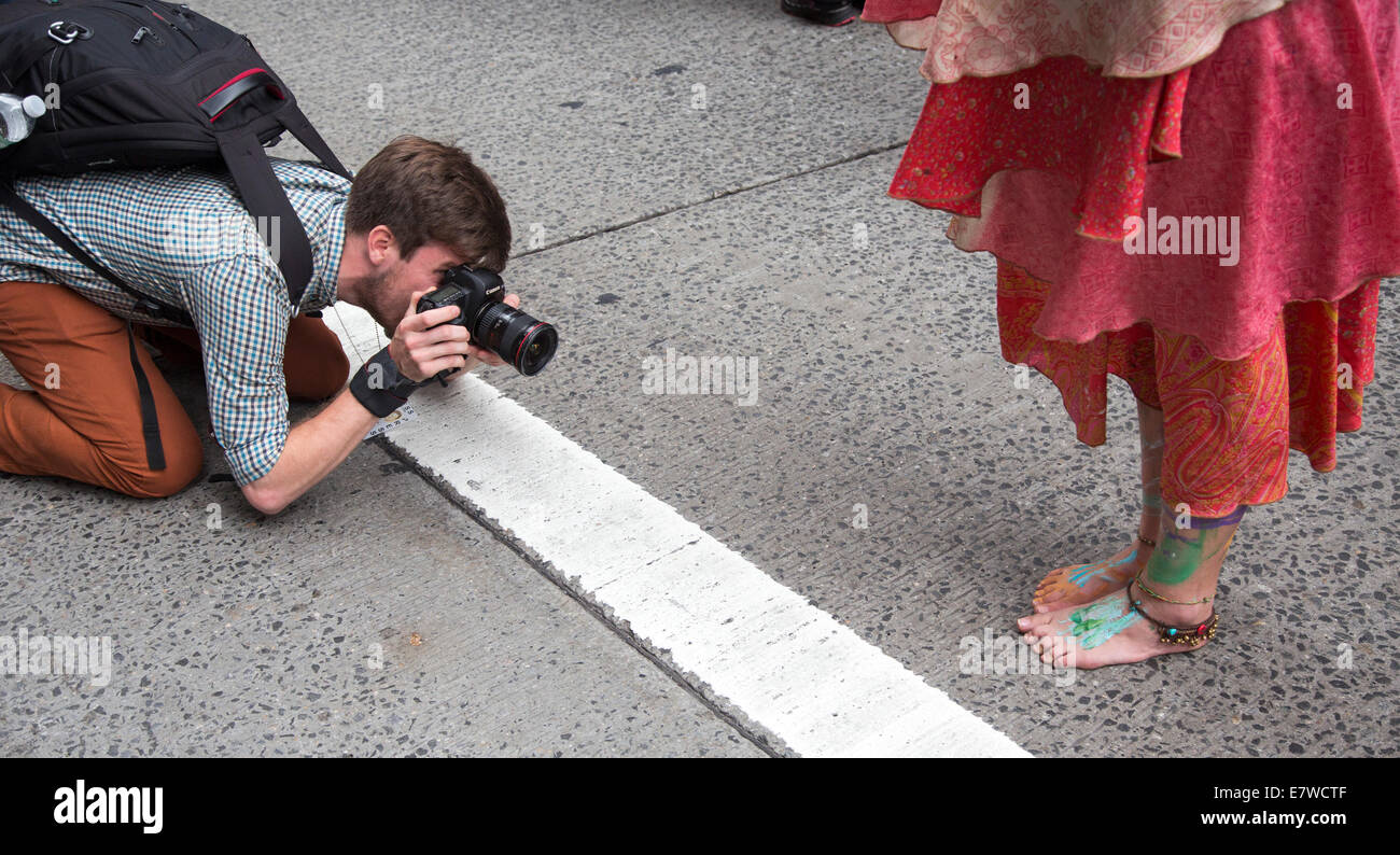New York, New York - A photographer photographed a woman's decorated ...