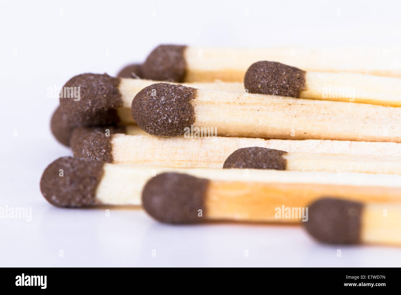 Group of matches, isolated on white background Stock Photo - Alamy