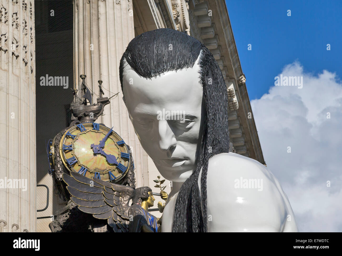 Selfridges new giant statue over main entrance, Oxford Street, London ...