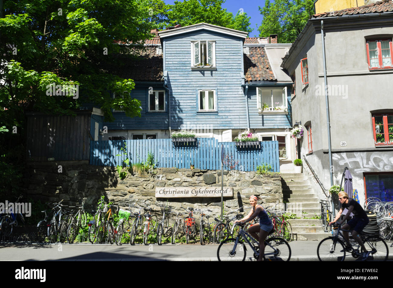 Damstredet street oslo hi-res stock photography and images - Alamy