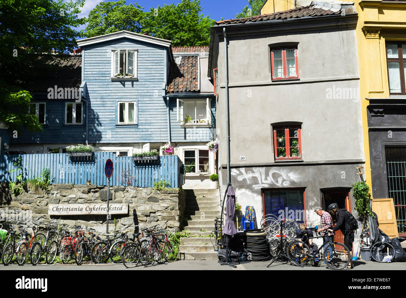 Damstredet, Oslo, Norway Stock Photo - Alamy