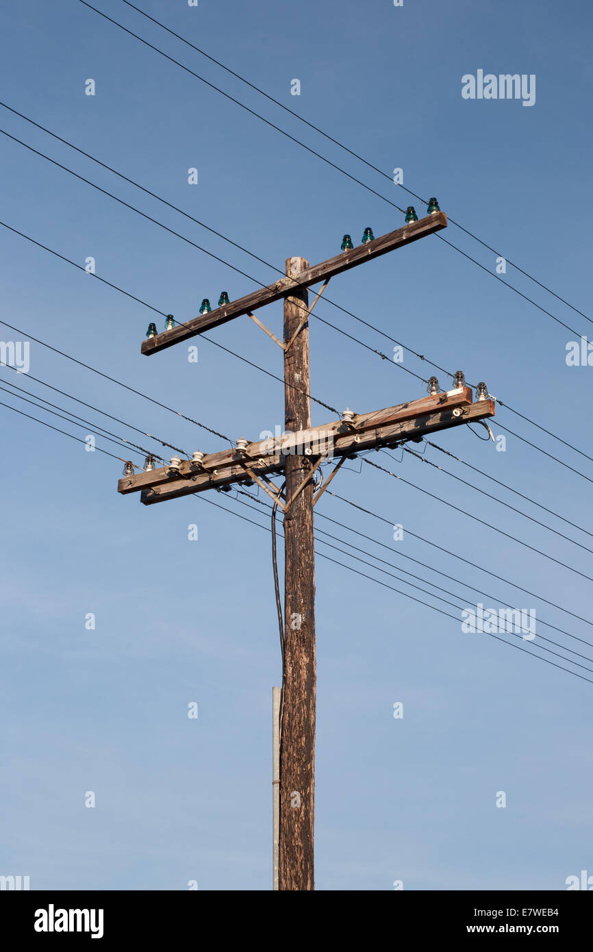 Telephone pole hi-res stock photography and images - Alamy