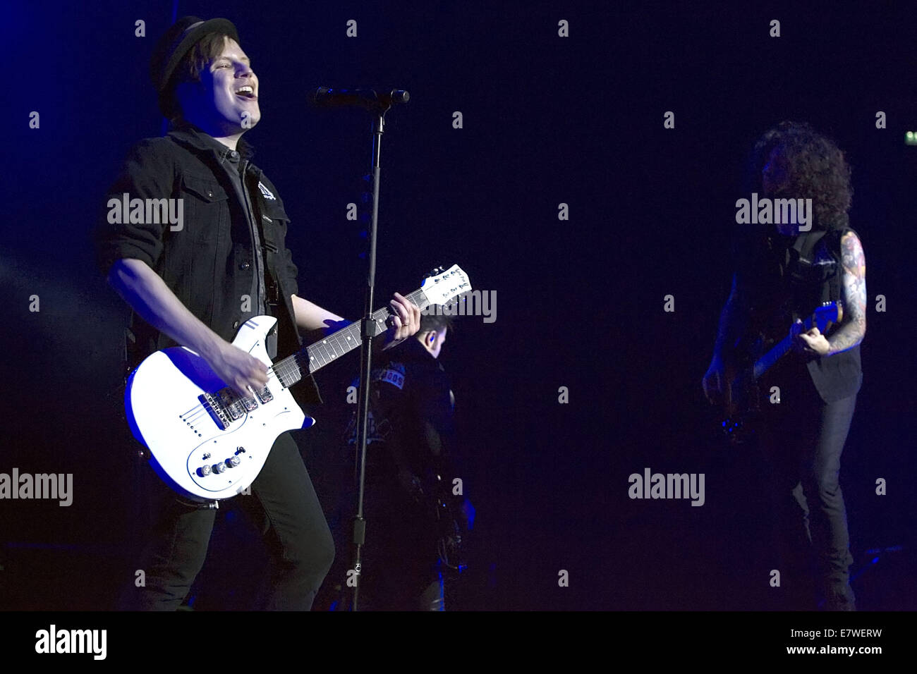 Fall Out Boy perform live at The SSE Hydro Featuring: Patrick Stump ...