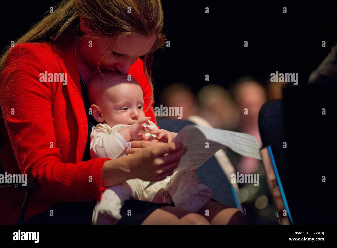 Manchester, UK. 24th September, 2014. Catherine Atkinson, representing ...