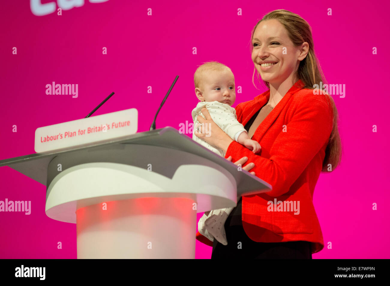 Manchester, UK. 24th September, 2014. Catherine Atkinson, representing ...