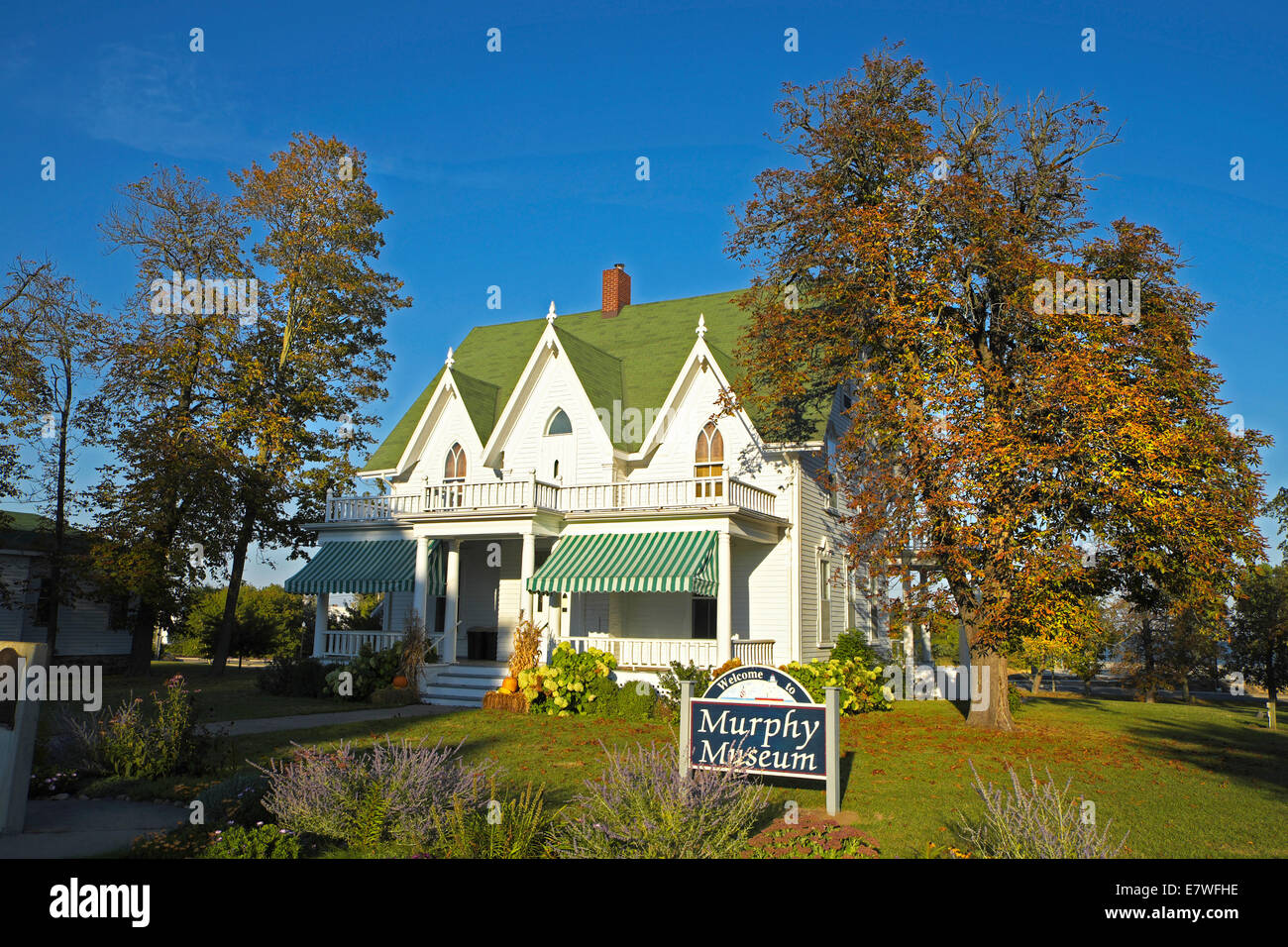 Frank Murphy Memorial Museum Harbor Beach MI Stock Photo - Alamy