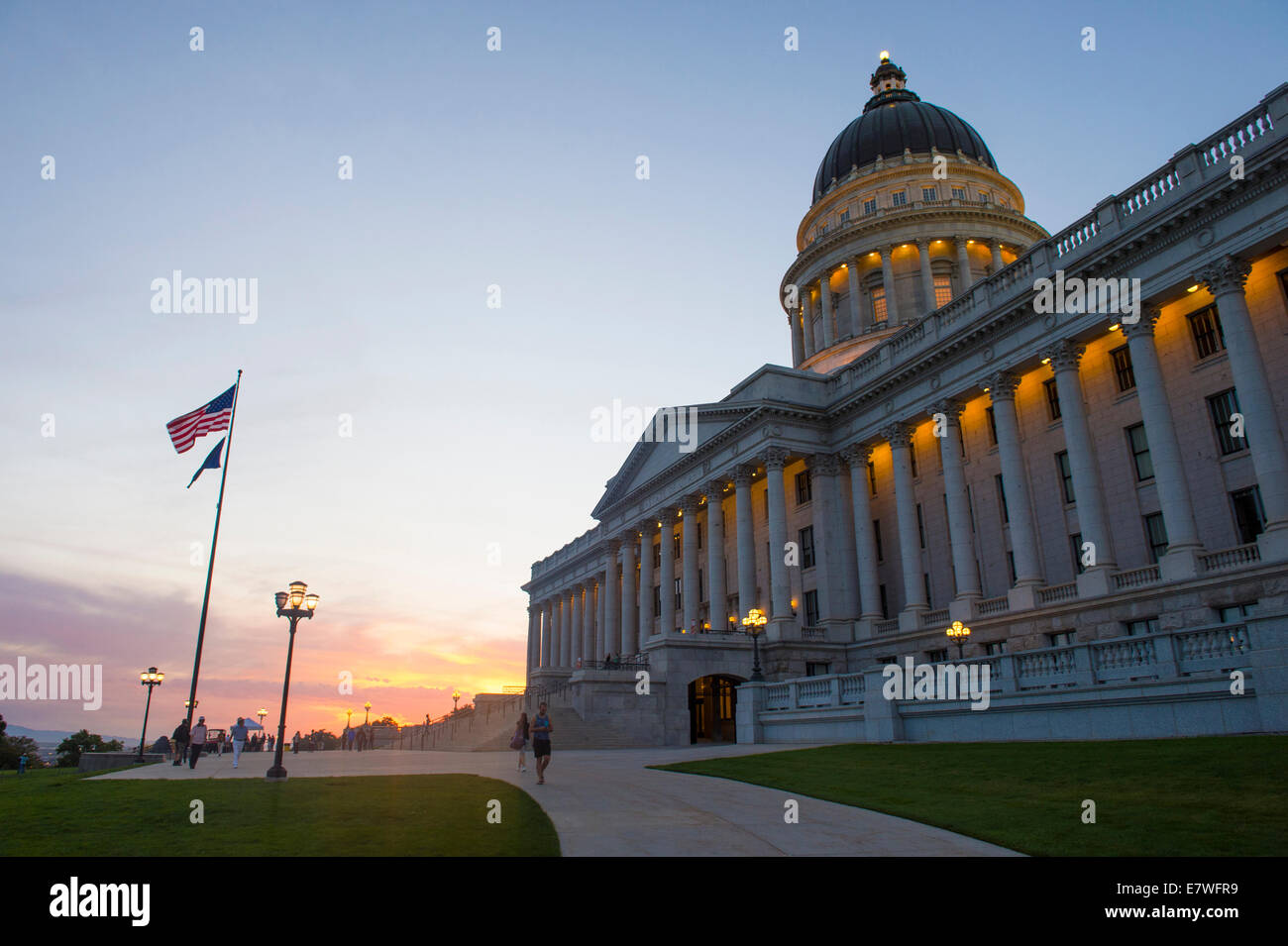 The State Capitol Building in Salt Lake City, Utah Stock Photo - Alamy