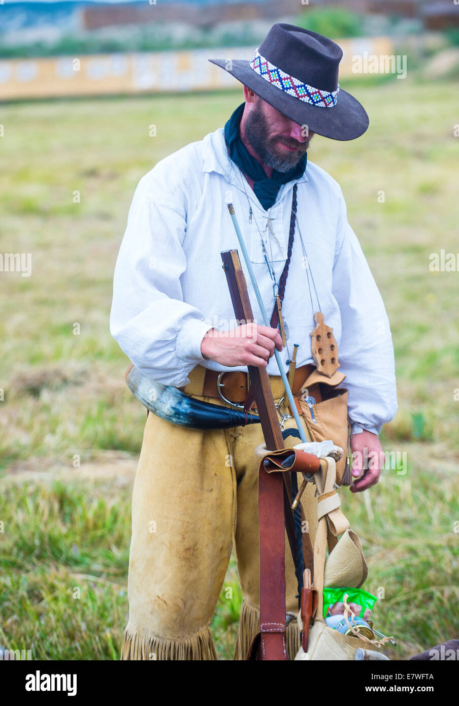 Mountain man rendezvous hi-res stock photography and images - Alamy