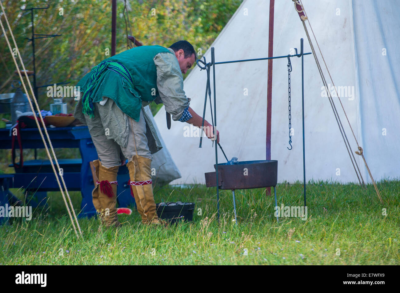 Mountain man rendezvous hi-res stock photography and images - Alamy