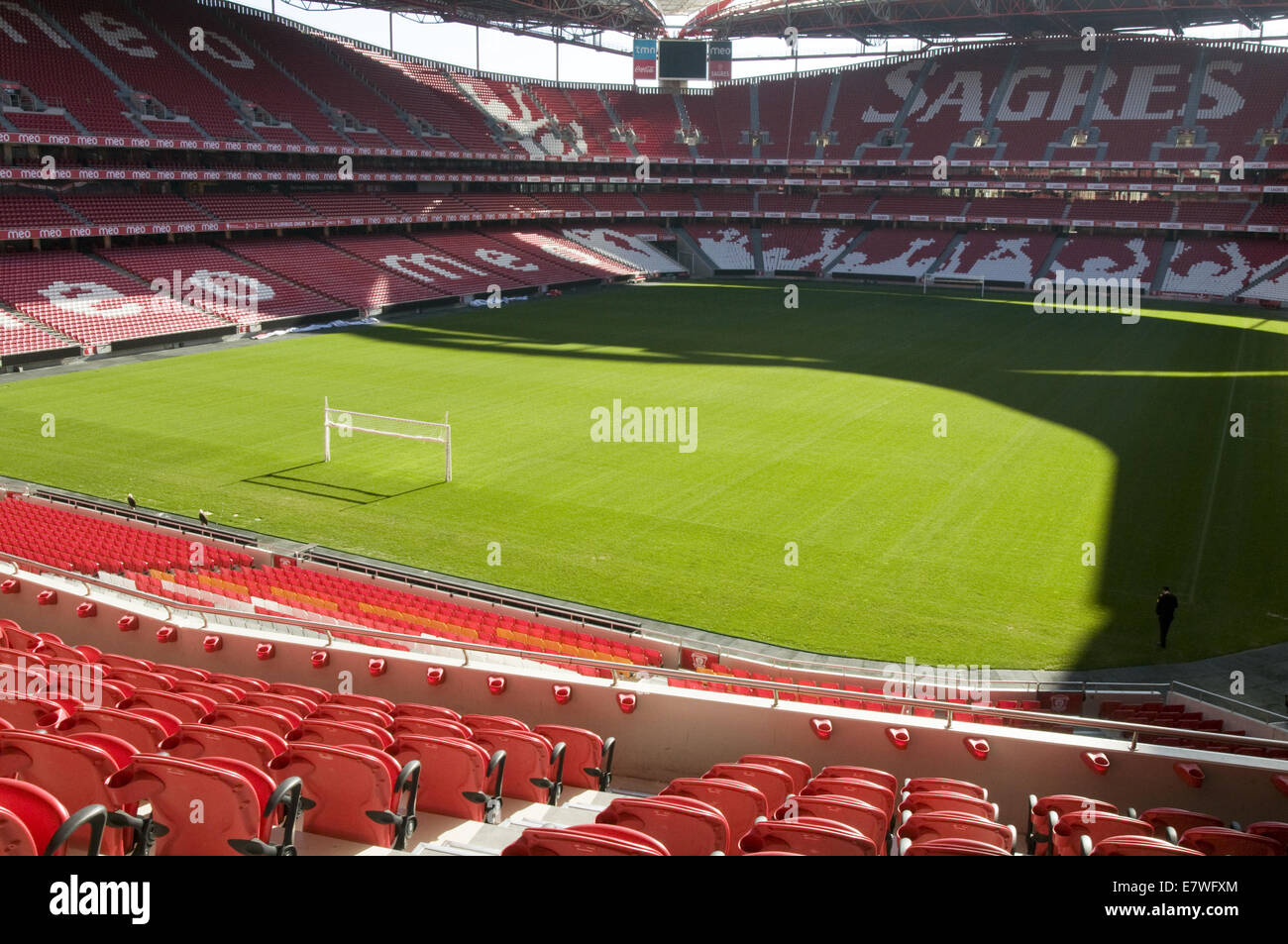 Benfica stadium, named Estádio da Luz (Stadium of the Light), in Lisbon ...