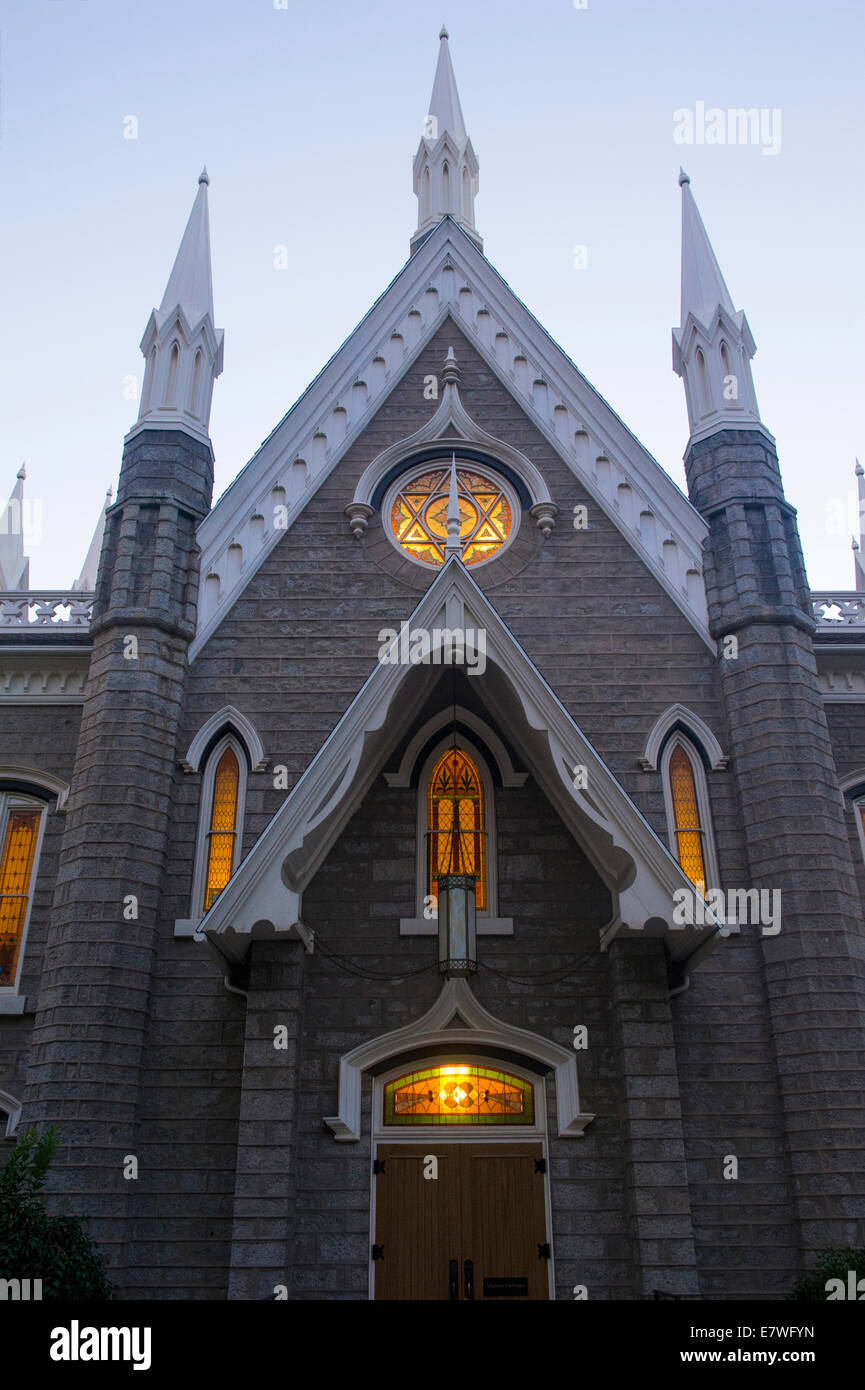 Assembly hall of temple square hi-res stock photography and images - Alamy