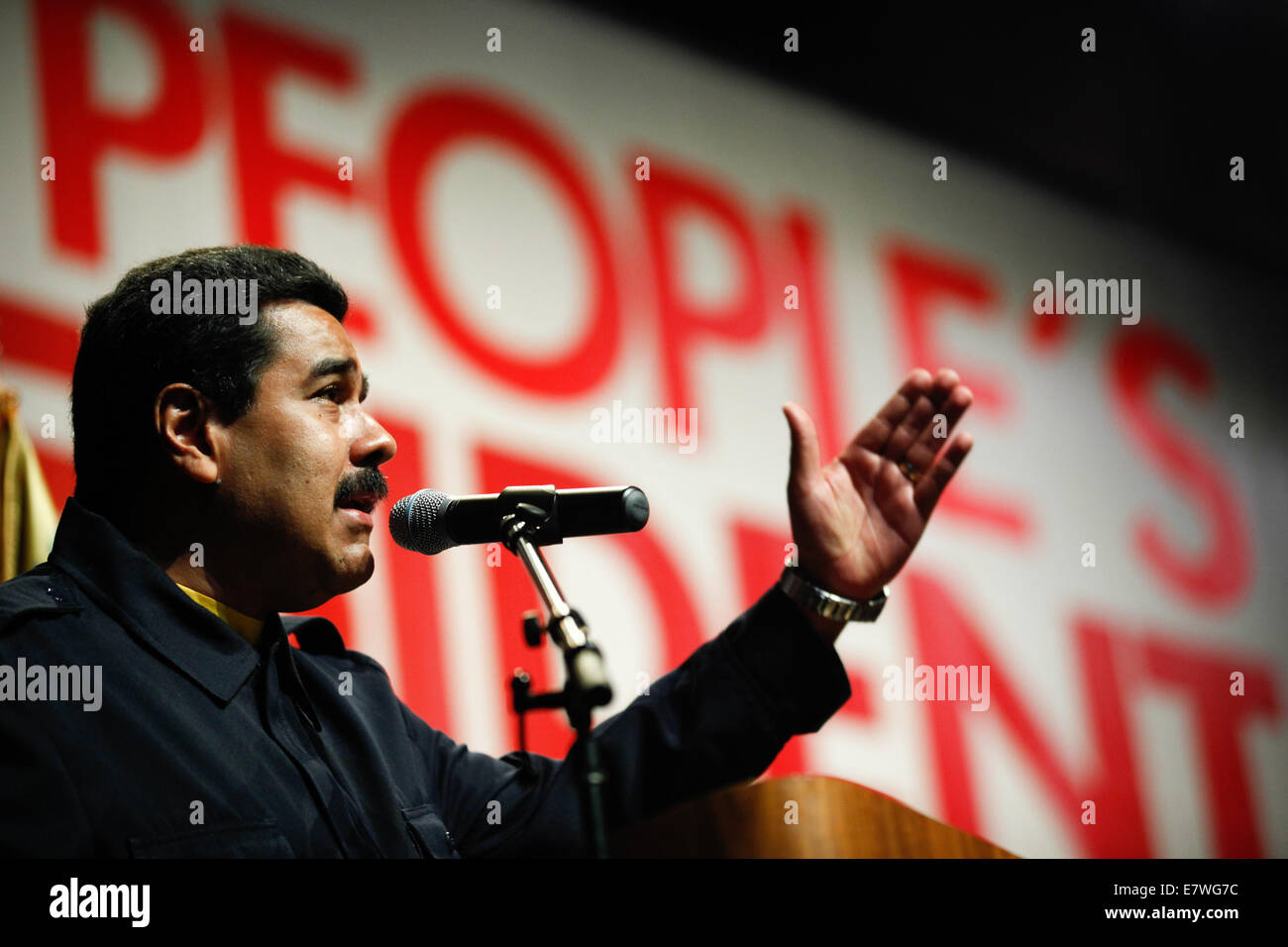 New York, USA. 24th Sep, 2014. Venezuelan President Nicolas Maduro ...