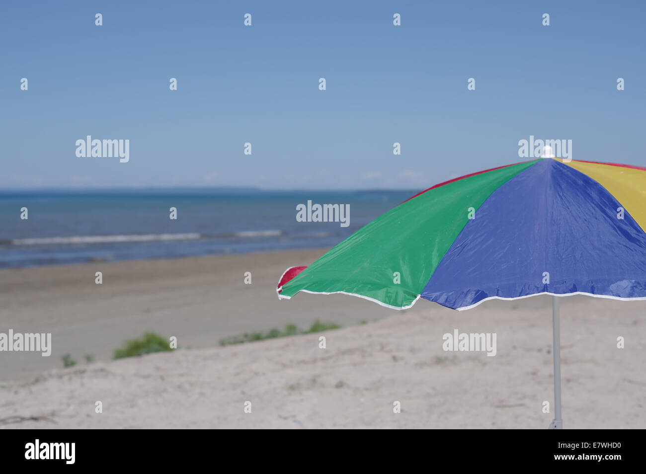 Beach Umbrella - isolated Stock Photo - Alamy