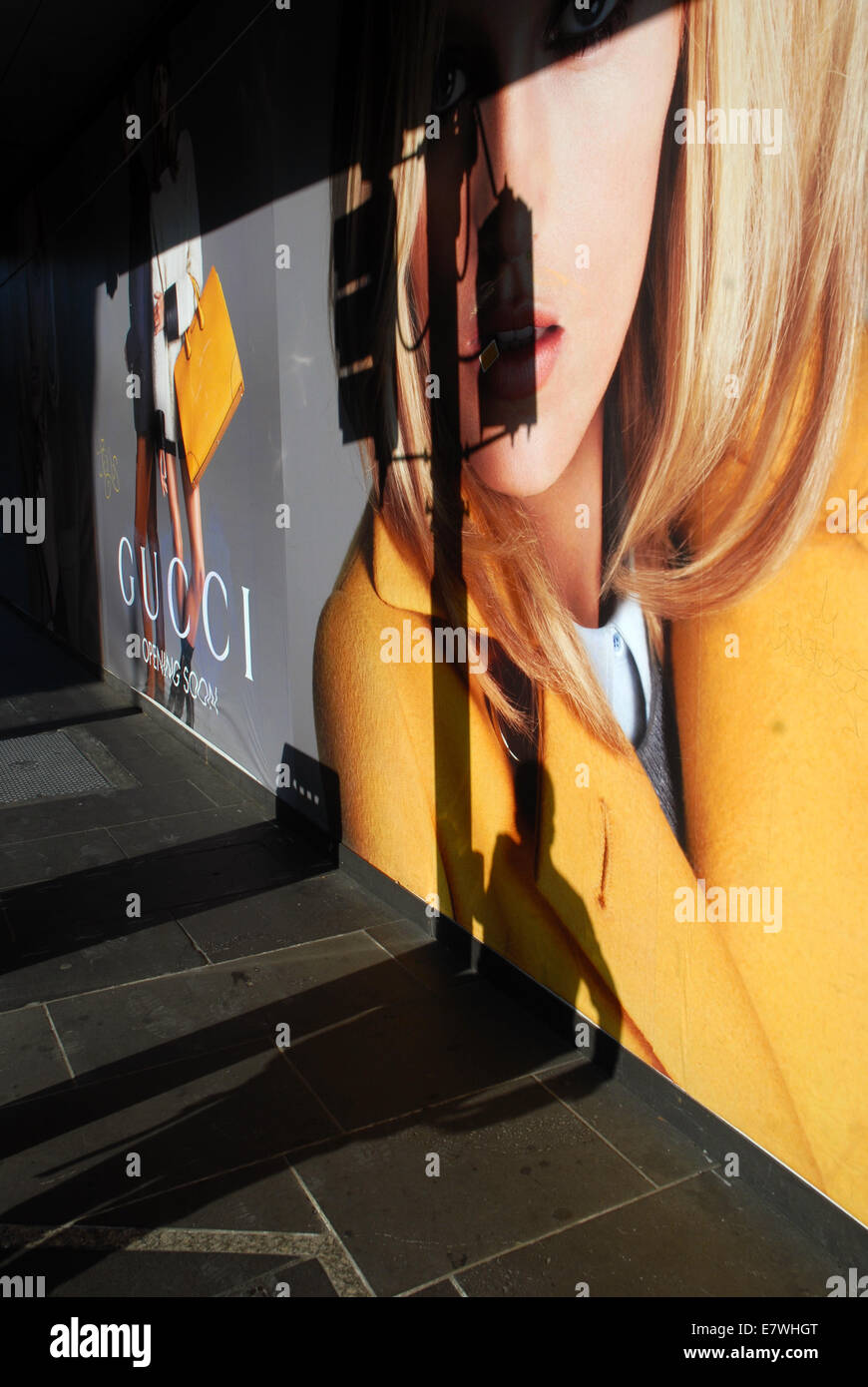 Gucci Shop Front in Russell Street, Melbourne, Victoria, Australia ...
