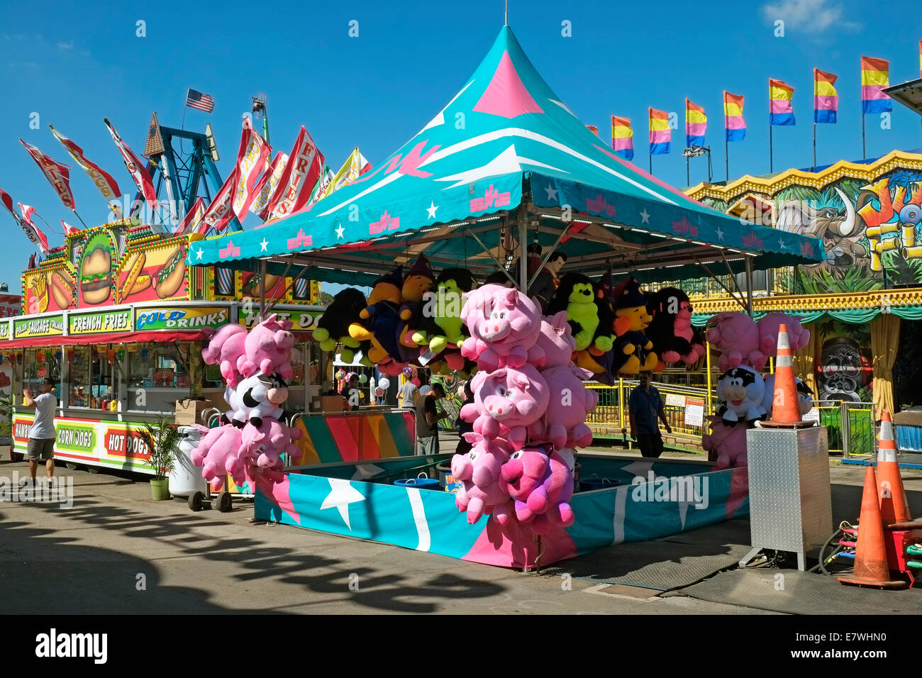 Food consession stand Florida State Fair Tampa FL Stock Photo - Alamy