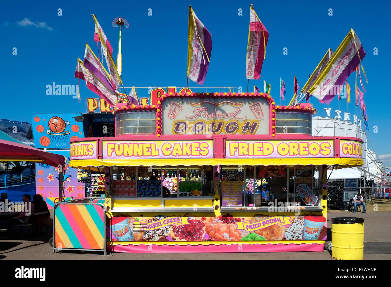 Fast Food Stand Carnival Midway High Resolution Stock Photography and ...