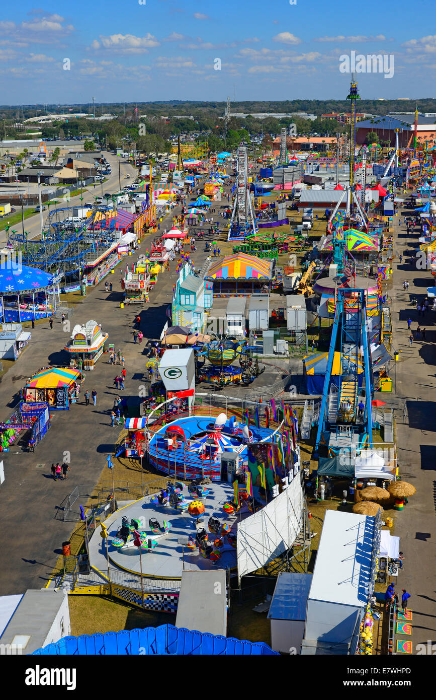 Midway Florida State Fair Tampa FL Stock Photo - Alamy