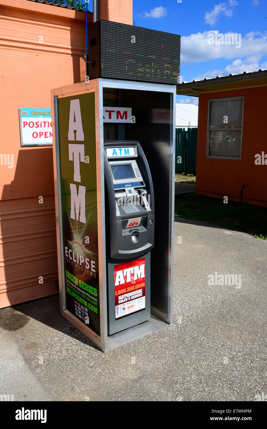 ATM Machine for withdrawing and depositing cash money Stock Photo - Alamy