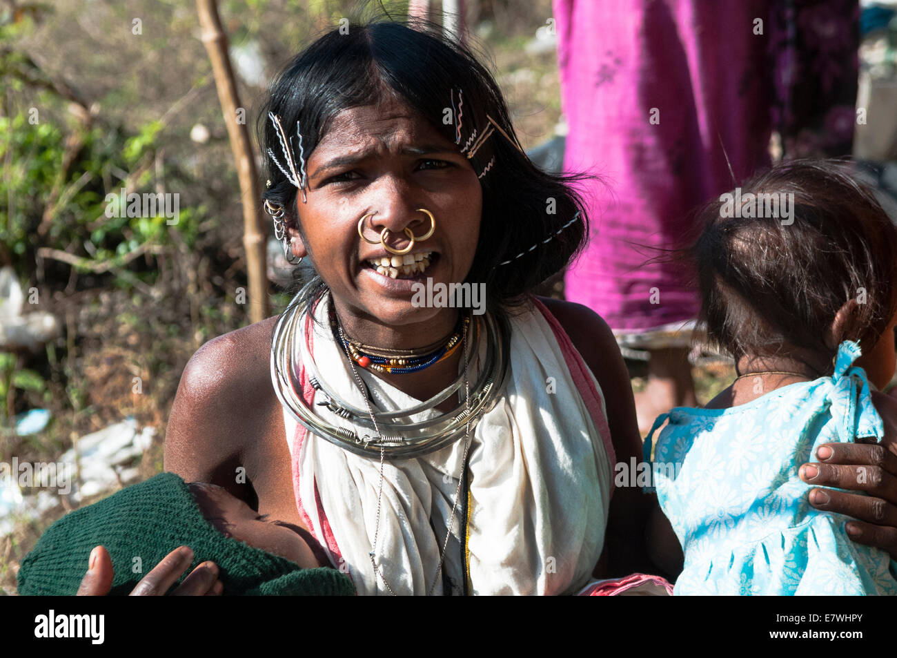 Tribal orissa odisha woman style hi-res stock photography and images ...