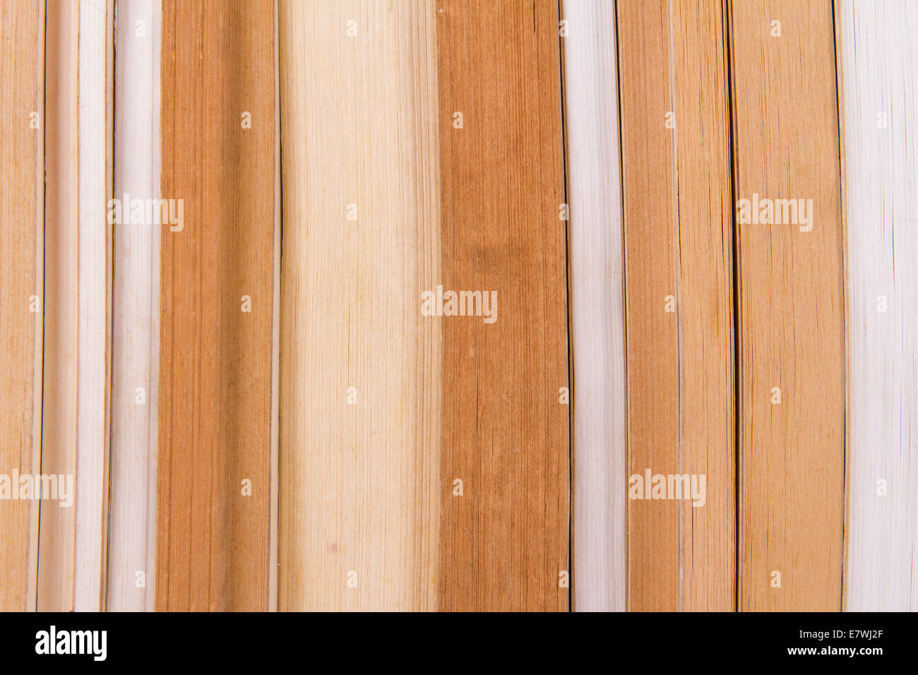 Texture of book page on side view, background Stock Photo - Alamy
