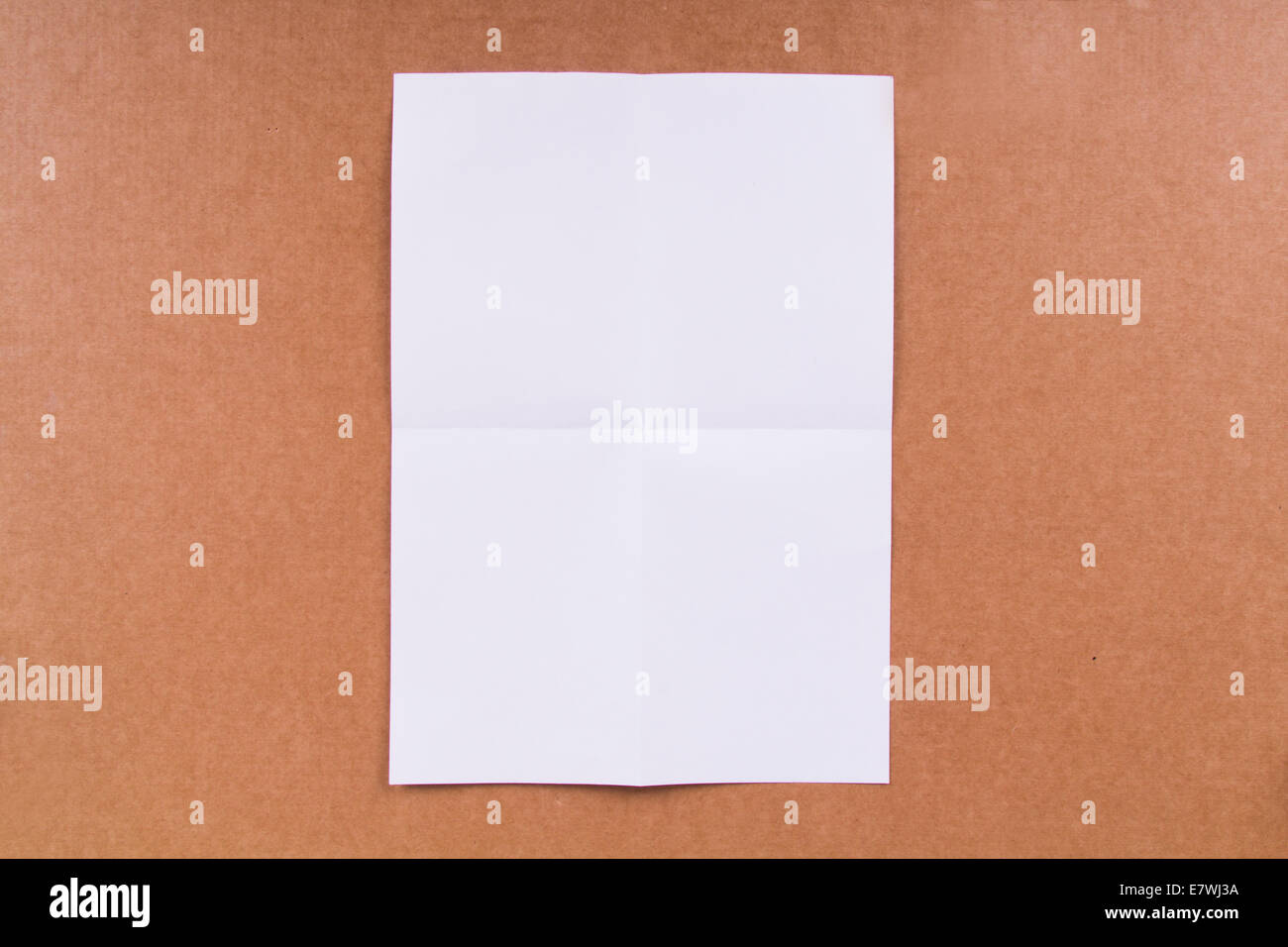 Blank white folded notebook hi-res stock photography and images - Alamy