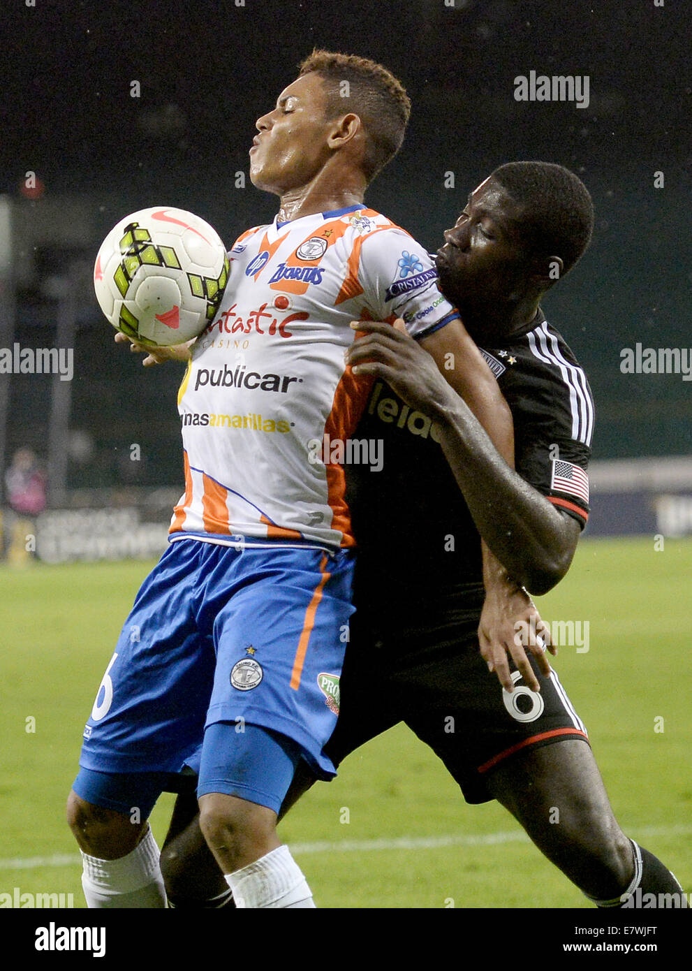 Washington, DC, USA. 24th Sep, 2014. 20140924 - Tauro FC forward Ismael ...