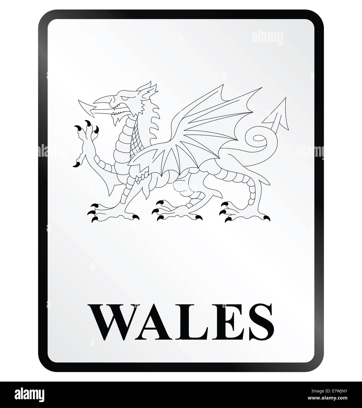 Welsh signage Cut Out Stock Images & Pictures - Alamy
