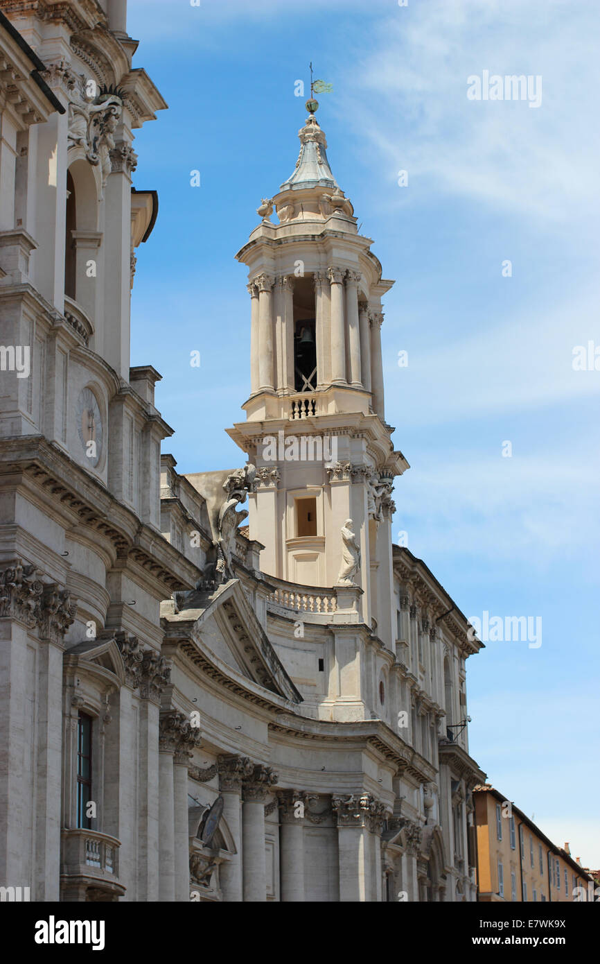 Saint Agnese in Agone in Piazza Navona, Rome, Italy Stock Photo - Alamy