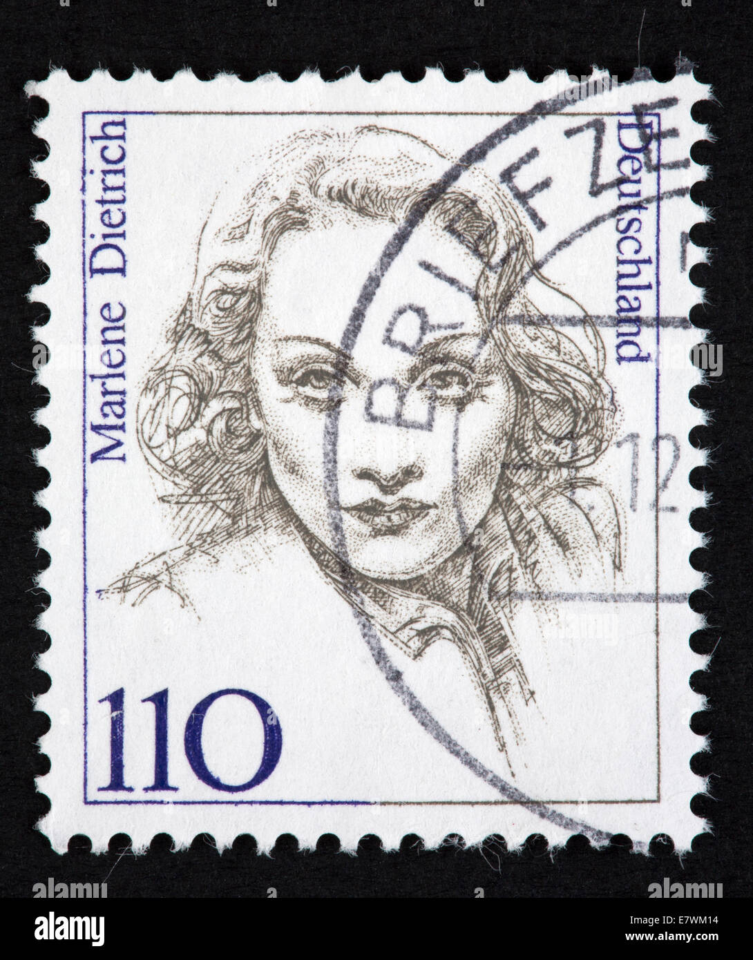 German postage stamp Stock Photo - Alamy